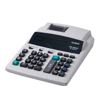 เครื่องคิดเลข CASIO FR-2650RC 12 หลัก-กระดาษ